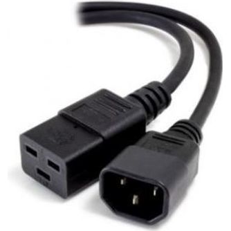 Power Cable Male IEC C14 10amp to Female IEC C19 16amp Lead complete w ...