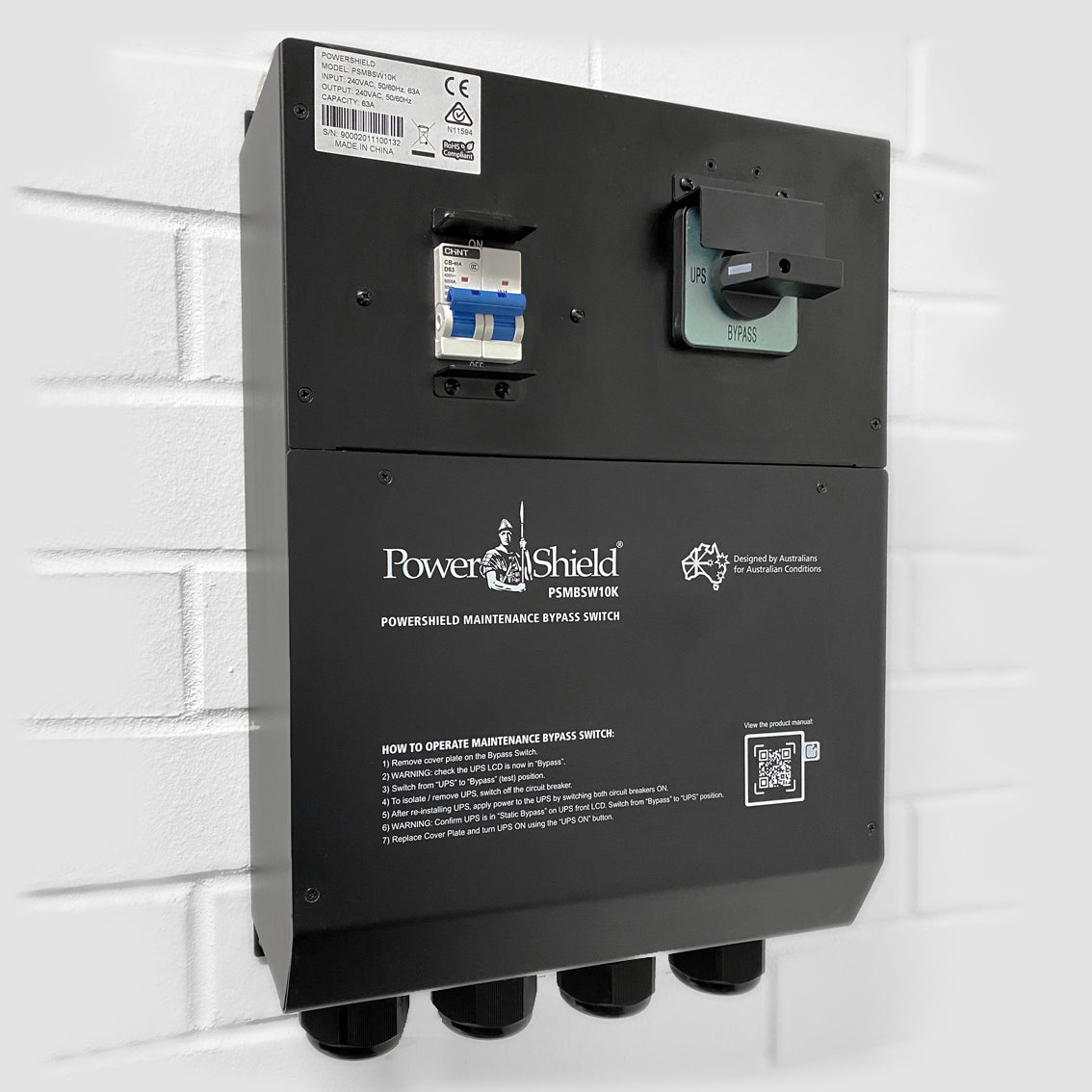 Powershield MBS Wrap Around, Push Button interlock, 3 Phase, 20kVA ...