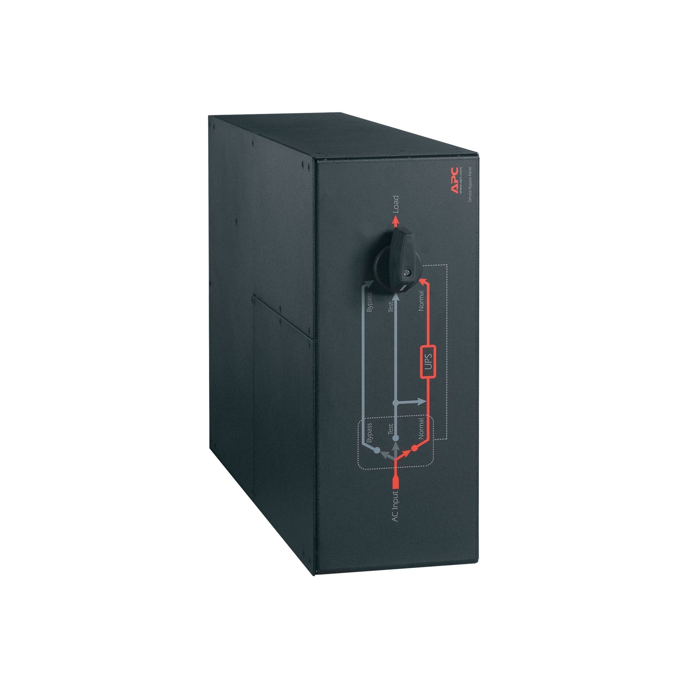 APC Service Bypass Panel, 4U RM, 230V/HW Input, 2x IEC C19 & 8x IEC C1 ...